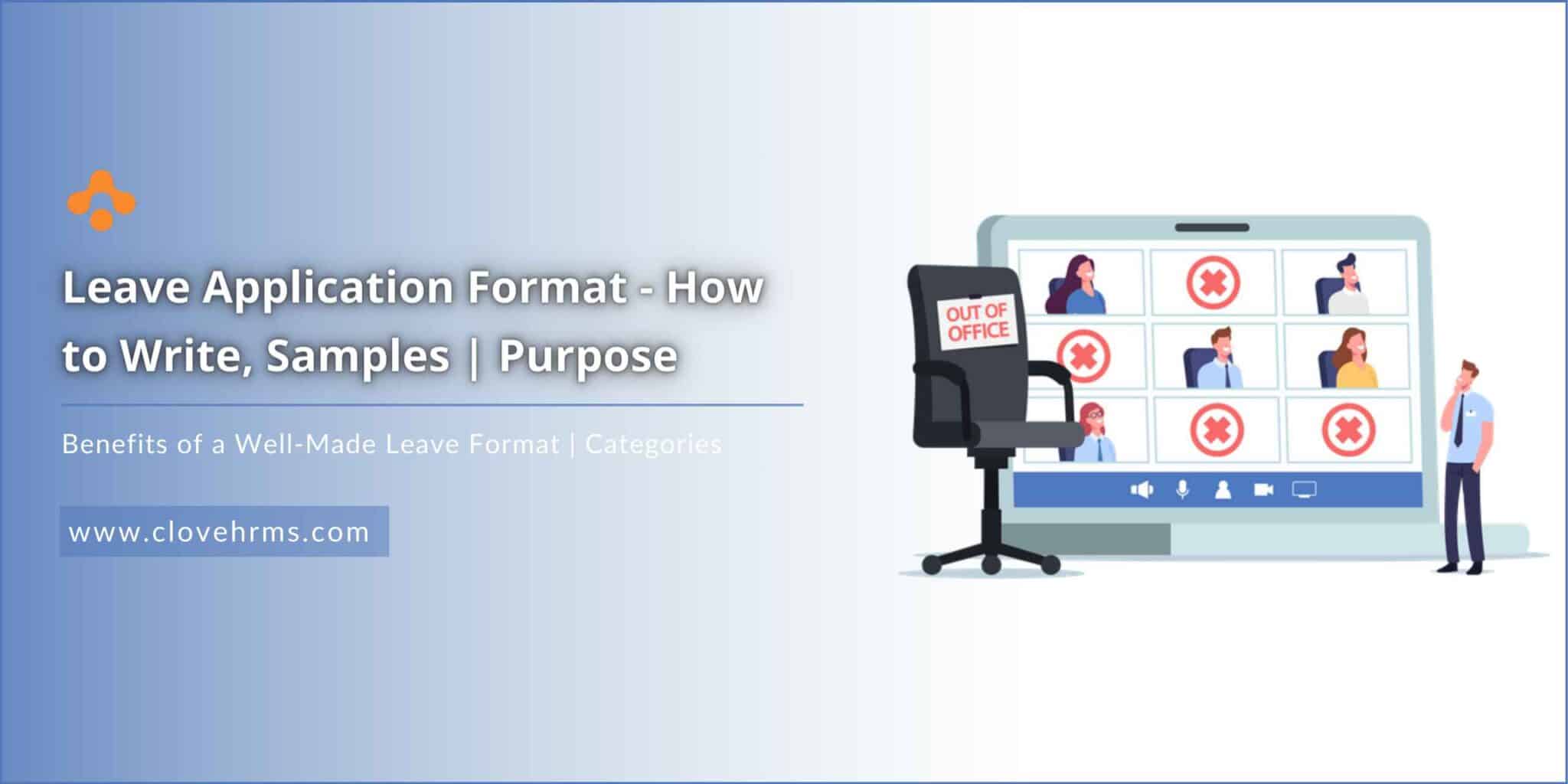 Leave Application format for Employee | Types and Categories